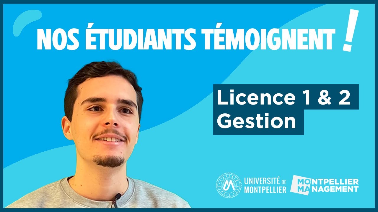 Licence 1 & 2 Gestion - Montpellier Management - YouTube