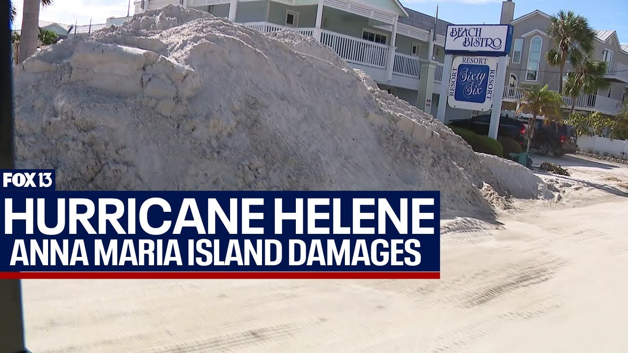 Helene aftermath: Assessing the damage on Anna Maria Island - YouTube