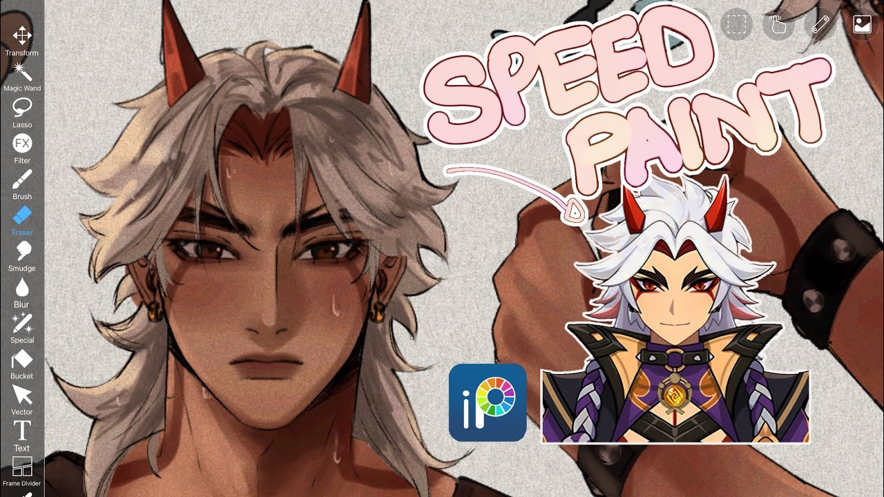 Digital Speed Paint - IBISPAINT X - Itto Stylized - YouTube