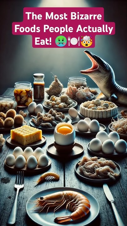 The Most Bizarre Foods People Actually Eat! 🤢🍽️🤯 - YouTube