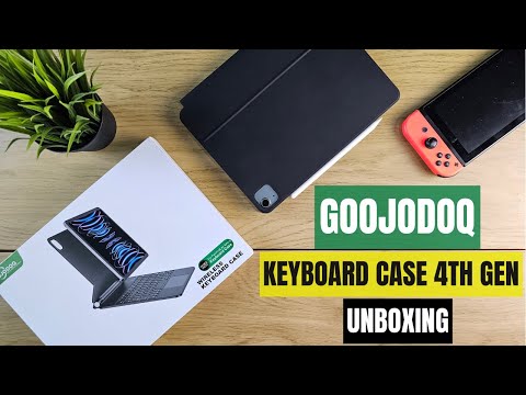 Goojodoq Magnetic Floating Keyboard Case (4th Gen) for iPad Unboxing