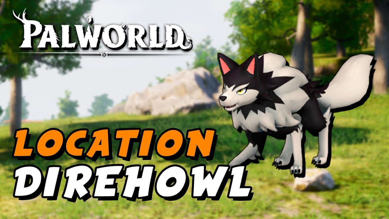 Palworld - Direhowl Location (Paldeck No. 26) - YouTube
