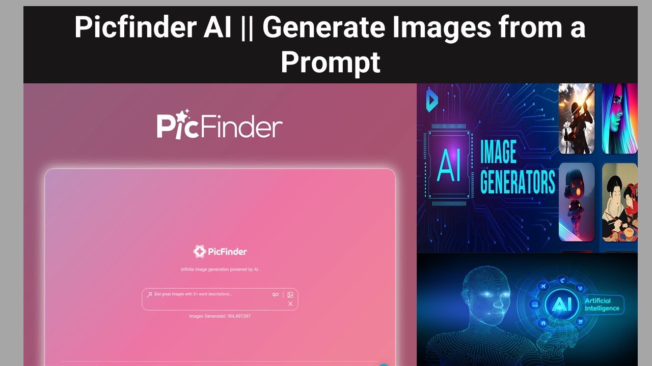 Picfinder AI || Generate Images from a Prompt || @datatechinfo - YouTube