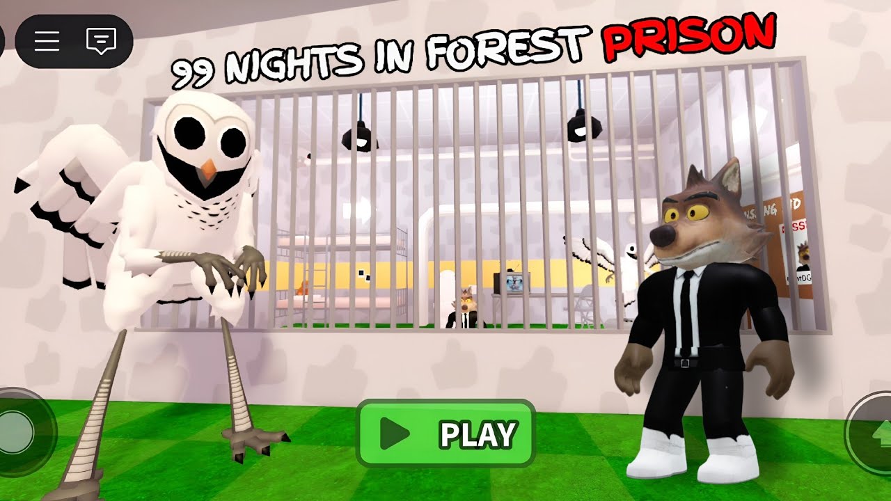 SCARRY 99 NIGHT OWL PRISON RUN! (OBBY!) - Mr. Wolf Escaping From Scarry ...