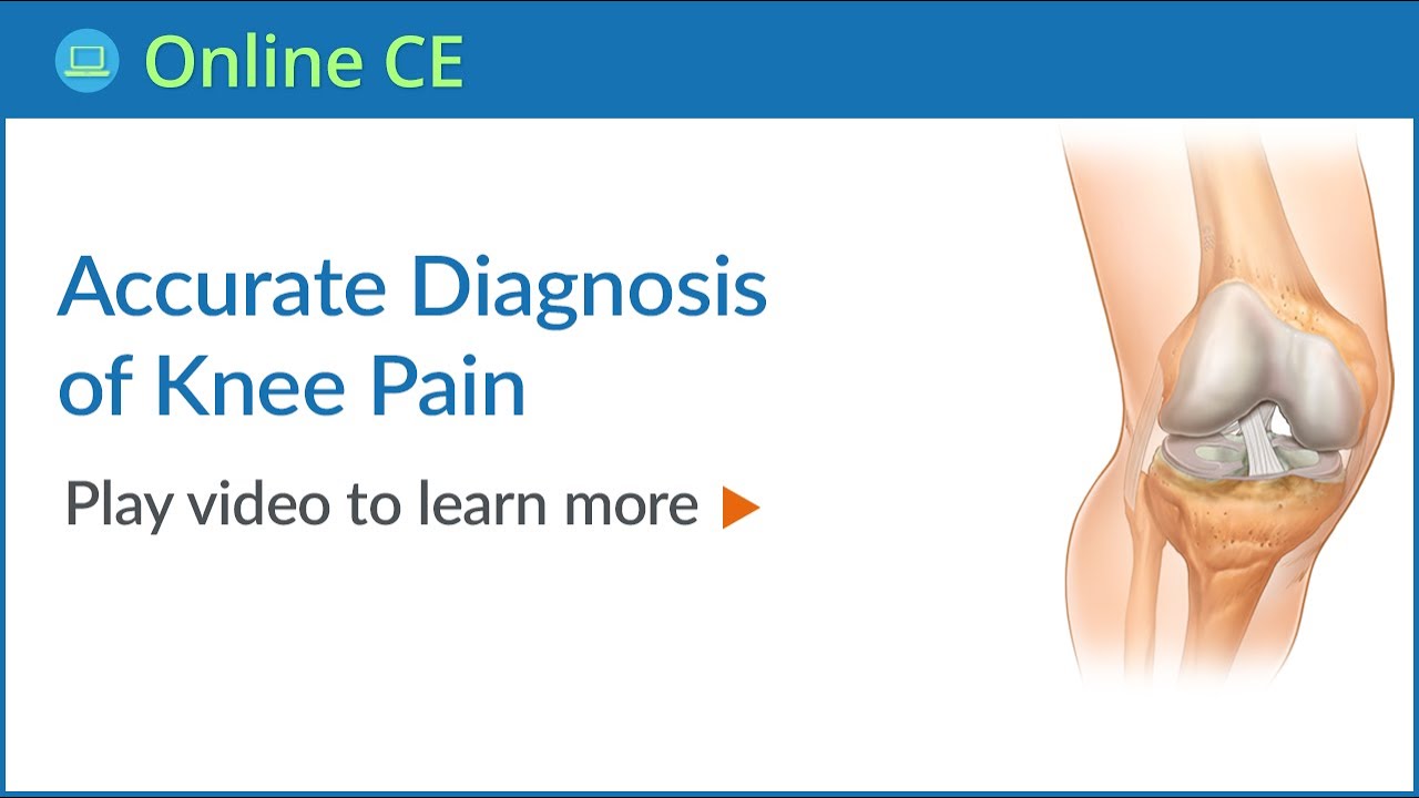 Accurate Diagnosis of Knee Pain - Chiropractic Online Continuing ...