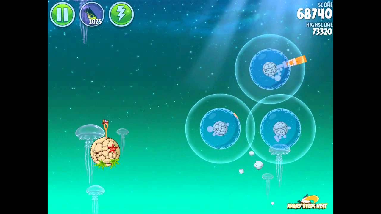 Angry Birds Space Pig Dipper 6-23 Walkthrough 3-Star - YouTube