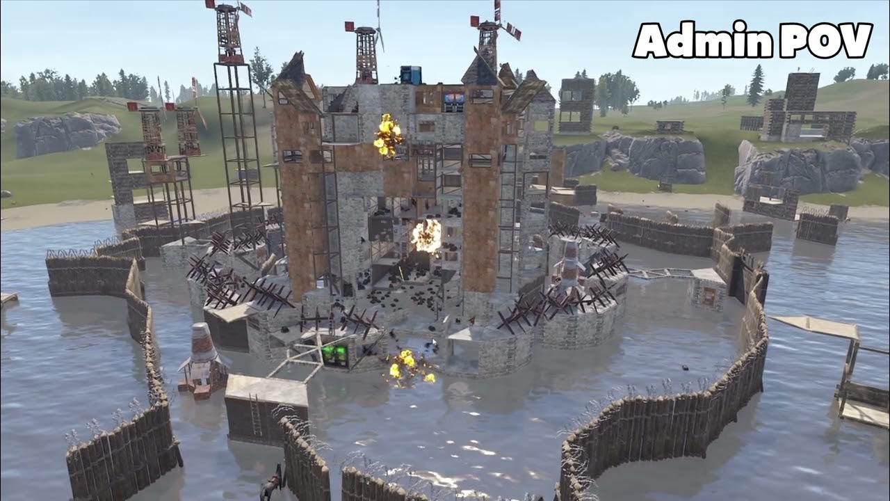 A clan helped us raid this base - Rust Zerg - YouTube