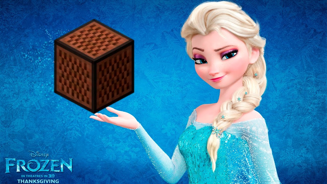 Cancion De FROZEN "Let It Go" | En Bloques De Nota!! - MINECRAFT - YouTube