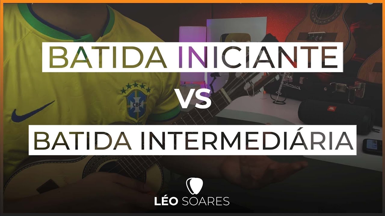 DIFERENÇA DA BATIDA INICIANTE PRA BATIDA INTERMEDIÁRIA NO CAVAQUINHO ...