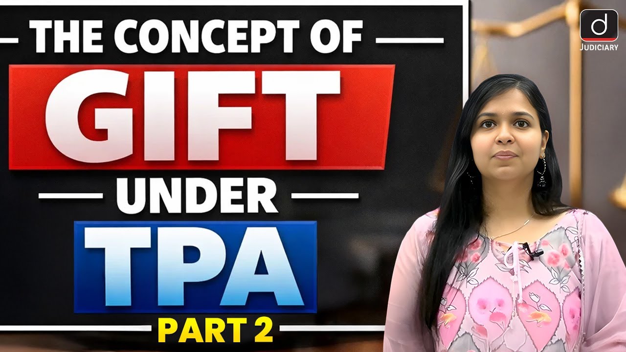 What is Gift under TPA? | Transfer of Property Act Explained | Part 2 ...