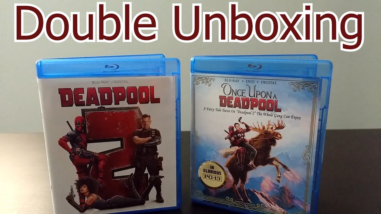 Deadpool 2 and Once Upon a Deadpool Blu-ray Unboxing (Valentine's Day ...