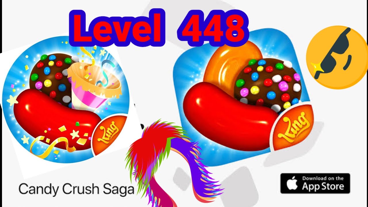 Candy Crush Saga Game Level 448 - YouTube