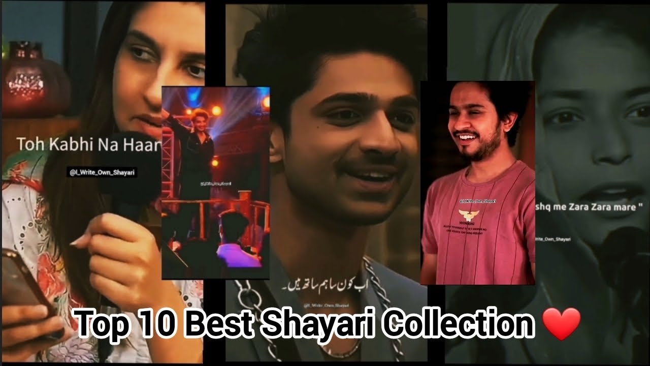 Top 10 Best Shayari Collection ️_🖤 #shayari #poetry #munawarfaruqui # ...