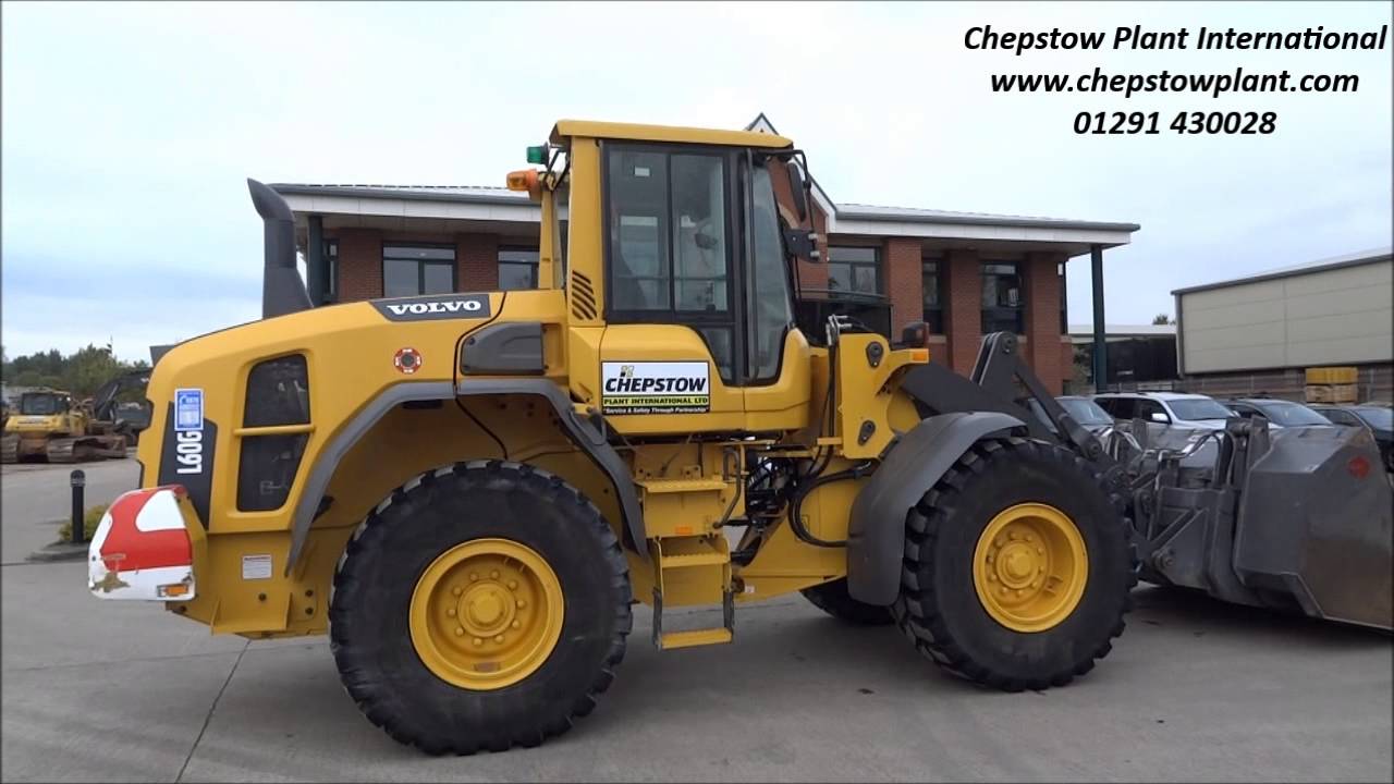 Volvo L60G Wheeled Loader - www.chepstowplant.com - YouTube