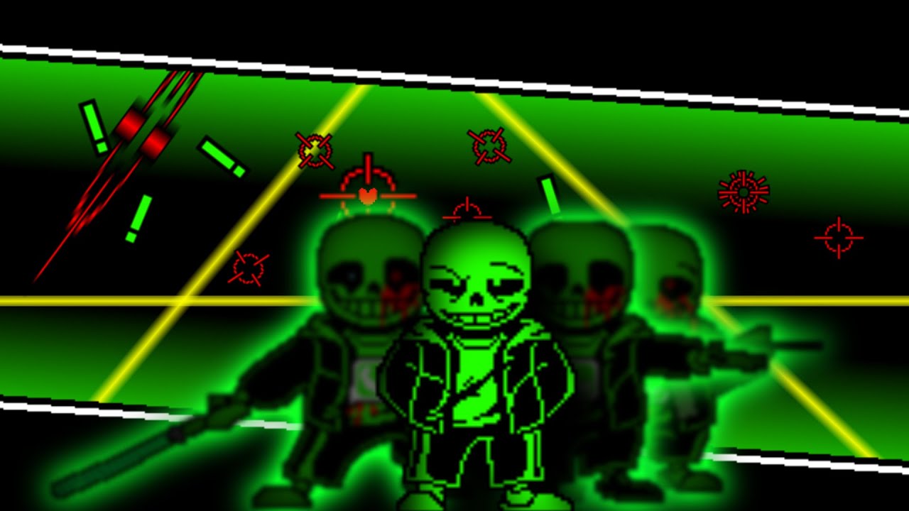 green sans fight phase2 remastered by sugarcat1018 | Undertale fan game ...