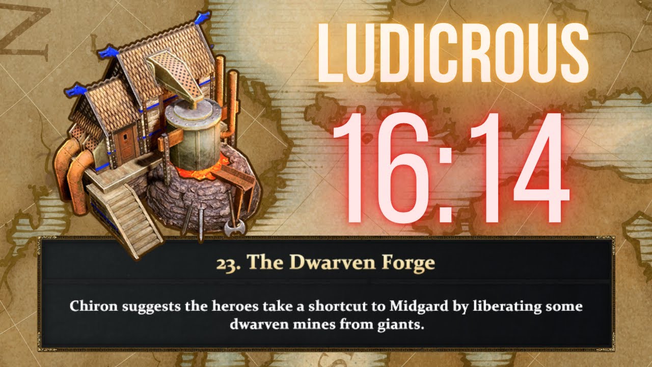 23. The Dwarven Forge | 16:14 | Ludicrous | Age of Mythology Retold ...