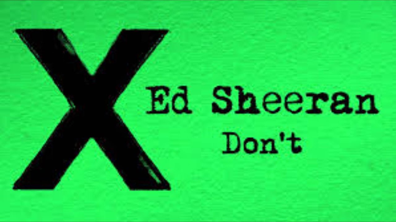 Ed Sheeran - Don't (Sped Up) - YouTube