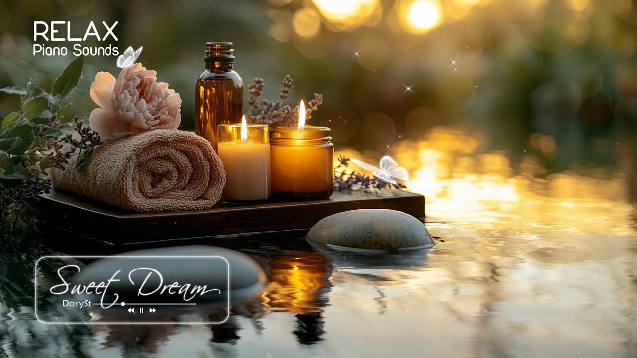 Relaxing Piano Music with Gentle Water Sounds | Sleep Better - Calm ...