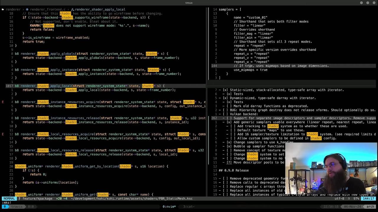 C/Vulkan Game Engine Dev Ep. 246: Materials, shaders, Vulkan descriptors !kohi - YouTube