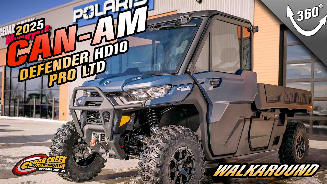 Walkaround | 2025 Can-Am® Defender PRO Limited HD10 - YouTube