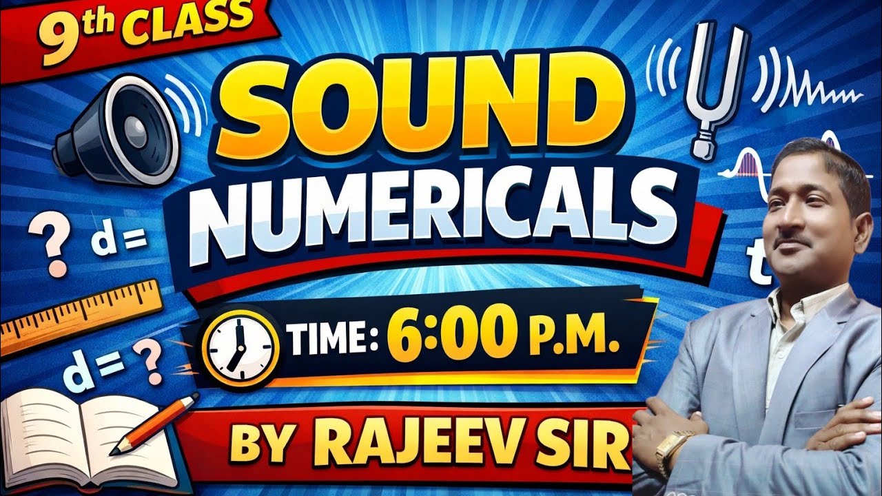 Sound Numericals: Complete Theory & Practice in1class!#live - YouTube