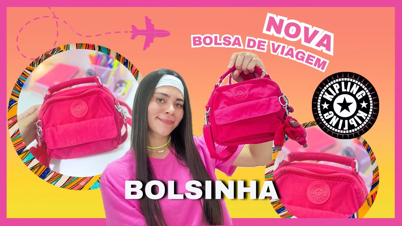 Minha NOVA Bolsinha de Viagem KIPLING | Bora Tati - YouTube