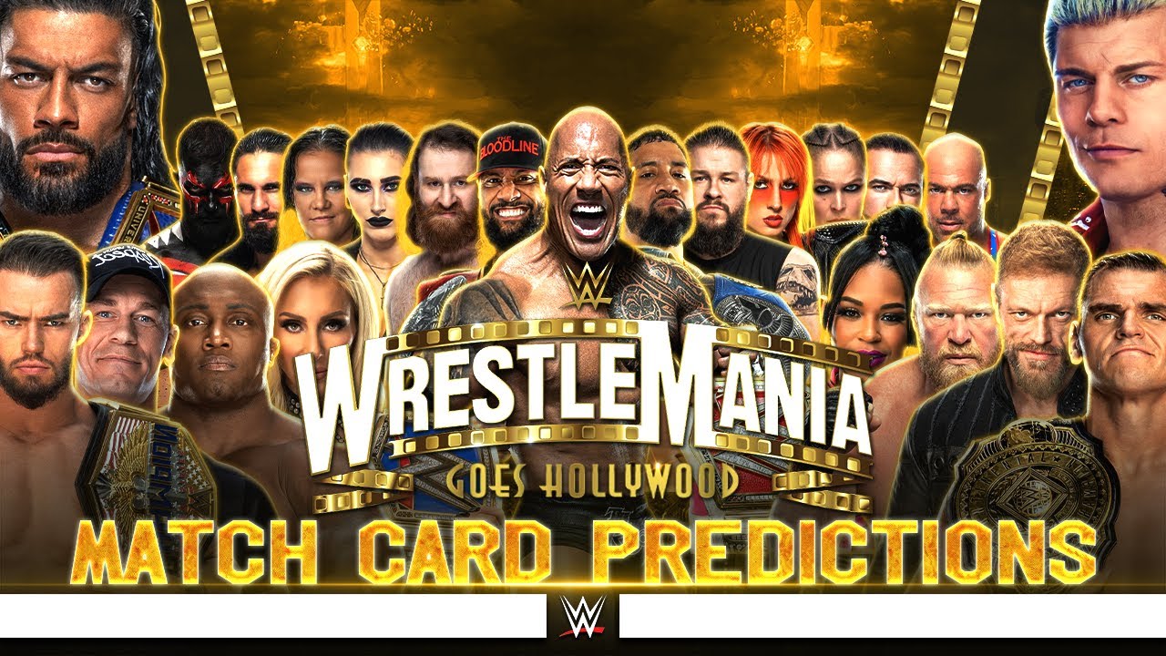 WWE WrestleMania 39 - Early Card [v4] - YouTube