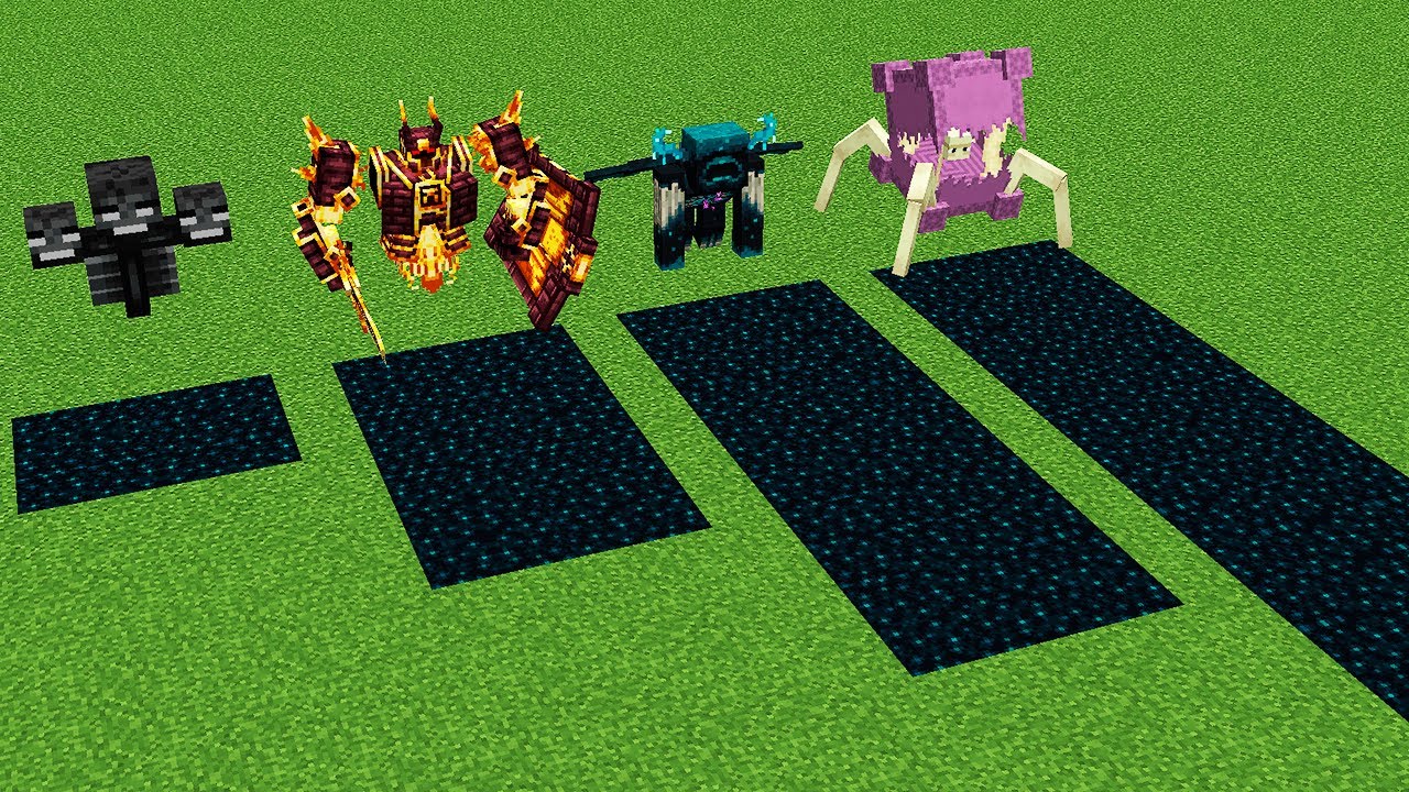 All Bosses Mobs In Minecraft Generate More Sculk - YouTube