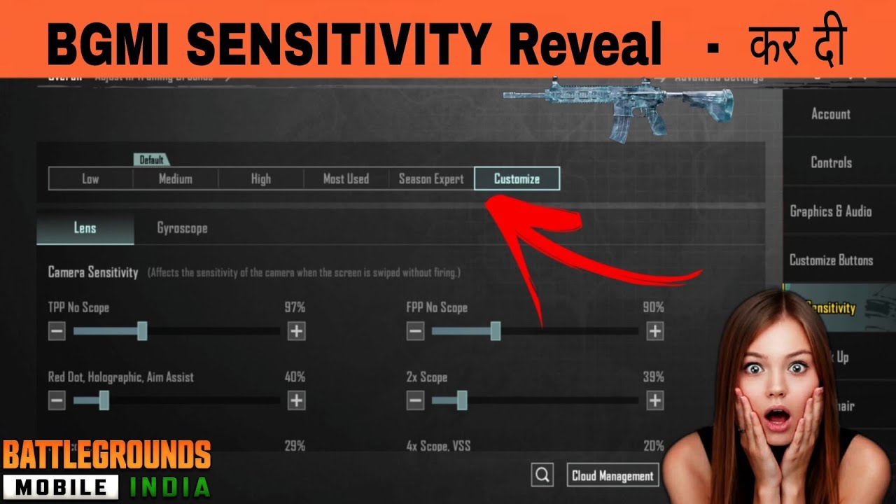 My BGMI Sensitivity Revealed || BGMI || No Recoil Sensy || #bgmi # ...
