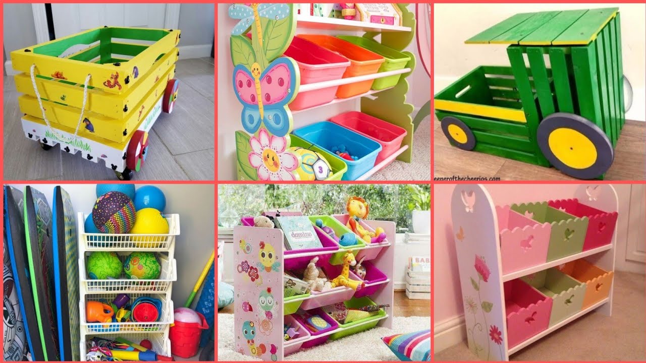 Toys storage cart ideas | storage box designing ideas | Latest toy ...