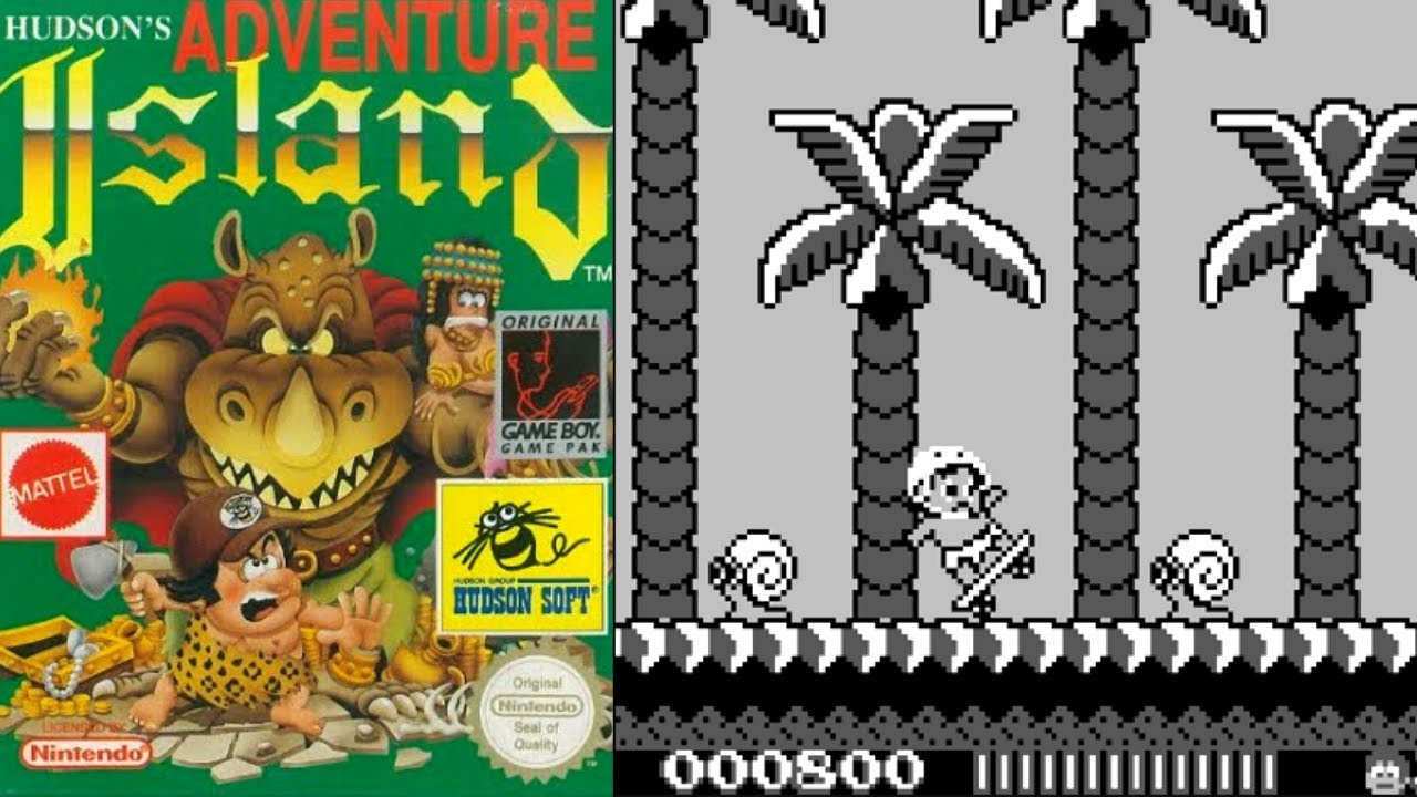 Adventure Island - Game Boy - Stage 1-8 - (1992) - Nintendo - Retro ...