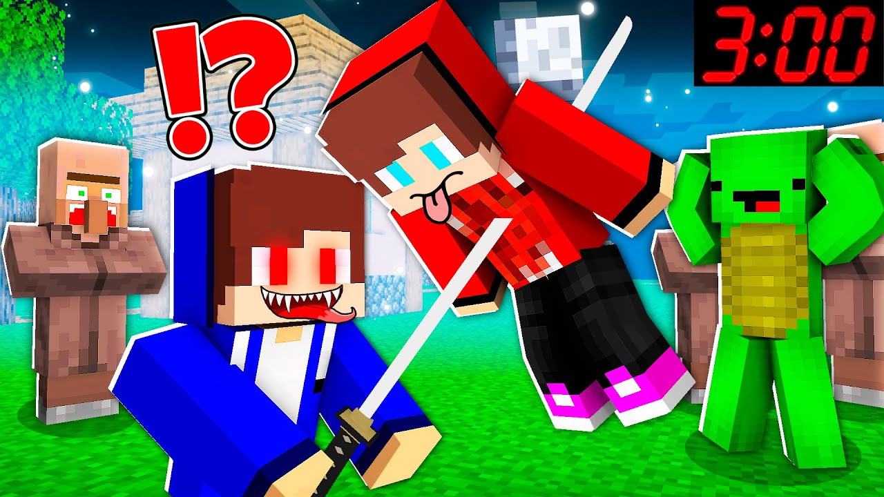 Why FAKE JJ inflict A FATAL WOUND ON JJ in Minecraft Challenge - Maizen - YouTube