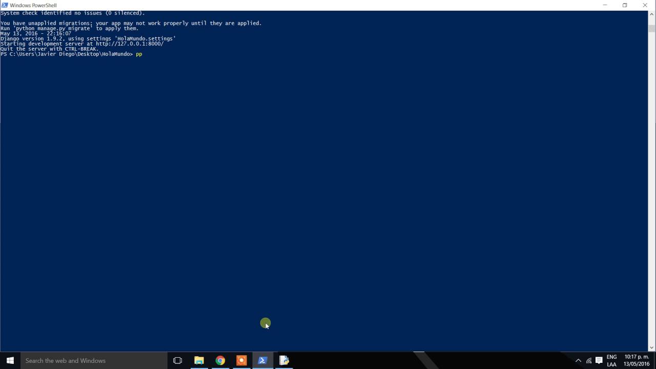 Hola mundo en Django Parte 2 - YouTube