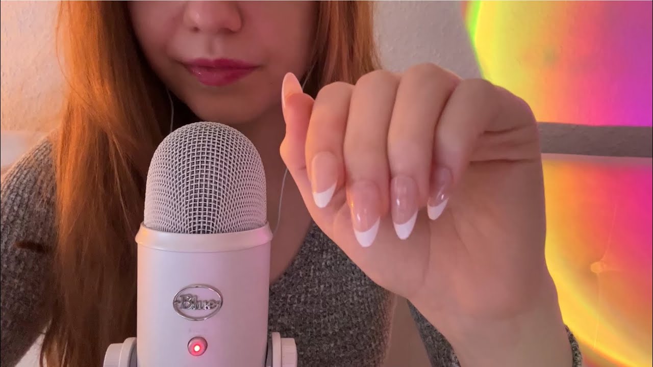 ASMR Testing my new blue yeti mic (Nail Tapping, Whispering and More ...