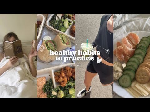 30 healthy habits to practice + self care tips - YouTube