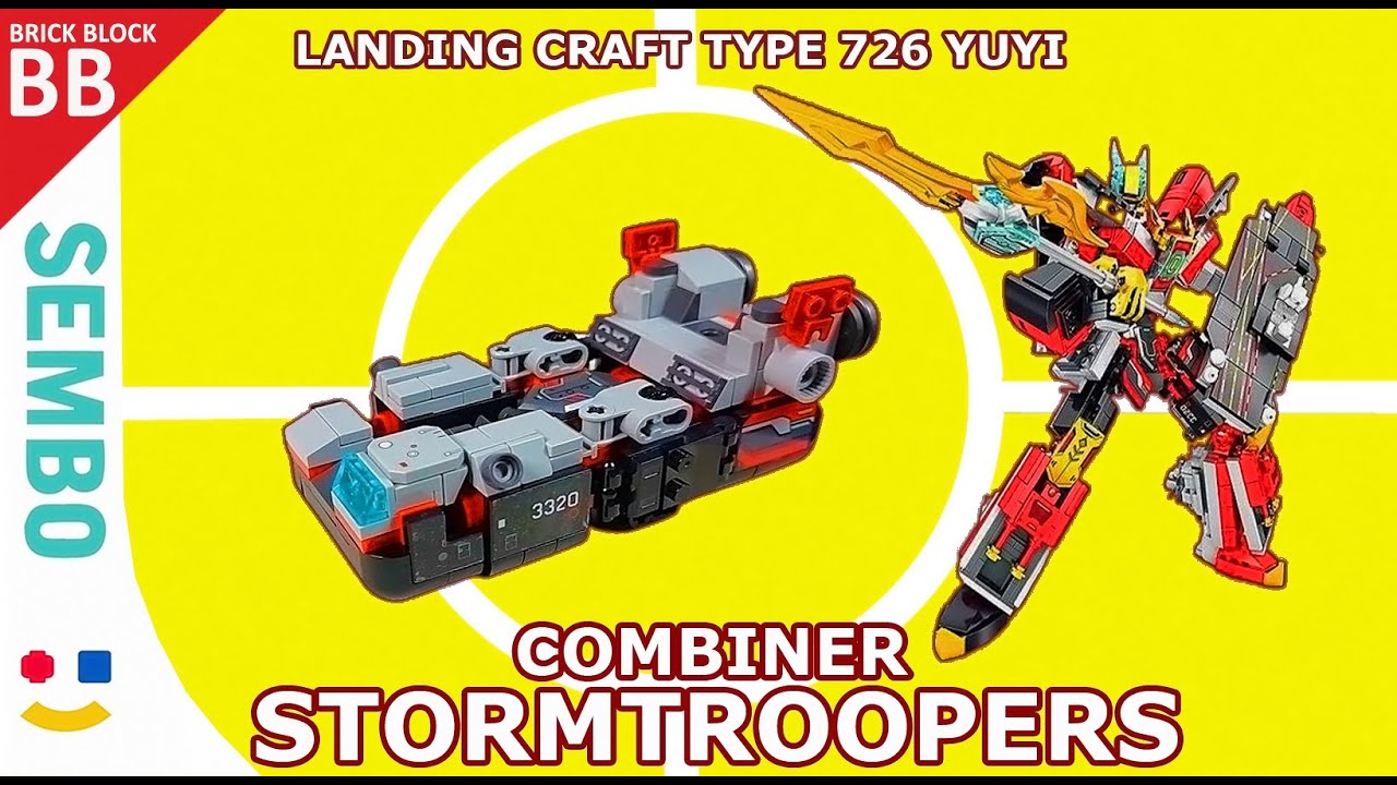 Sembo Block 208030 : STORMTROOPERS ⚡️ How to make a Robot LEGO Combiner ...