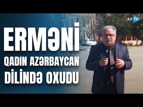 Erməni qadın Azərbaycan dilində oxudu / Armenian woman sings in Azerbaijani – Rovshan Mammadov