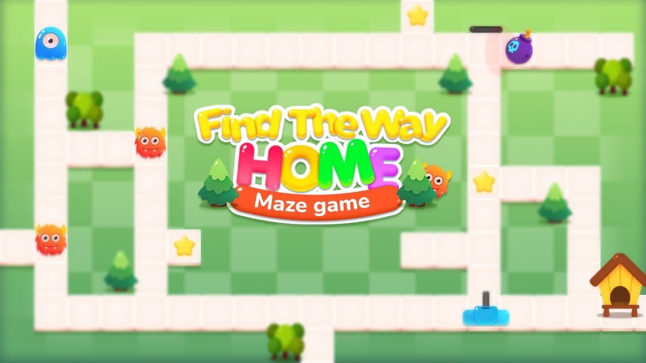 Find The Way Home Maze - Free Online Game by Bestgamespot.com - YouTube