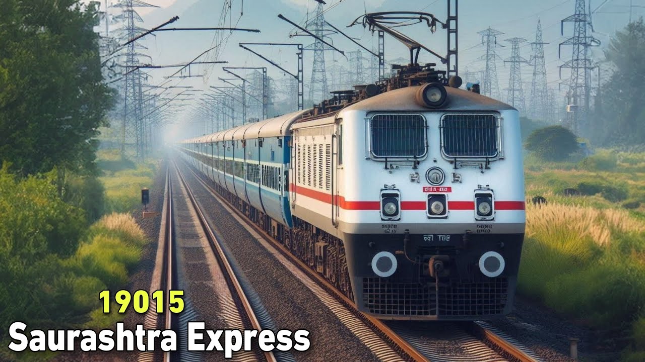 19015 Saurashtra Express - Mumbai Central to Vadodara Journey Gameplay ...