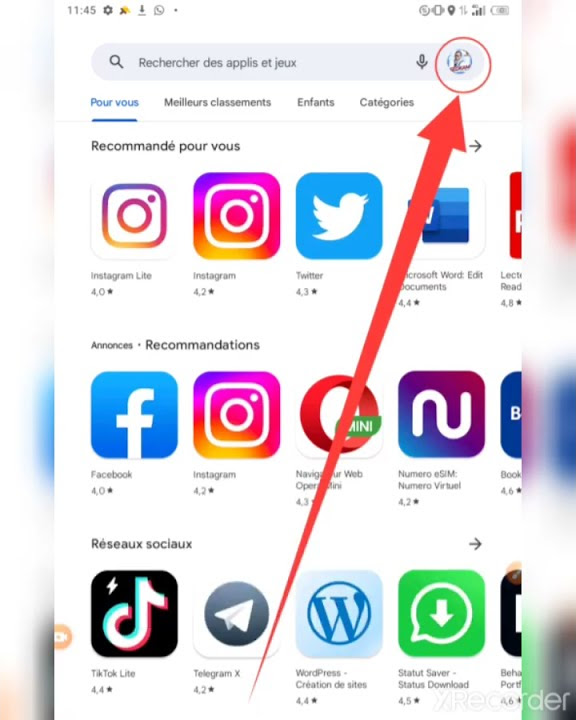 METTRE À JOUR les applications avec Play store - YouTube