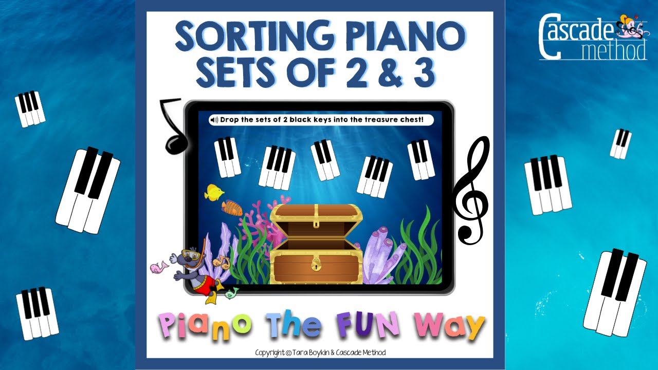 Boom Cards: Sorting 2 and 3 Black Keys - YouTube