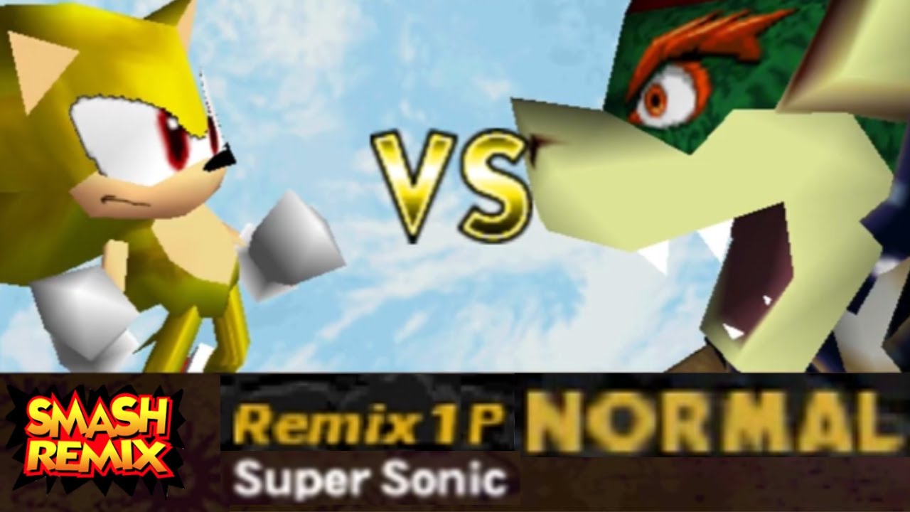 Smash Remix | Remix 1P Gameplay (#47) Super Sonic (NORMAL) - YouTube