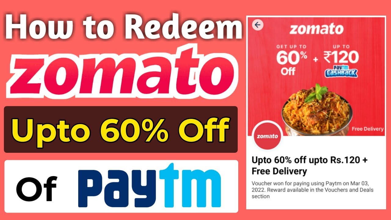 How To Redeem PayTM Zomato 60 Off Coupon Zomato Paytm Offer 60 Off how-to-redeem-paytm-zomato-60-off-coupon-zomato-paytm-offer-60-off