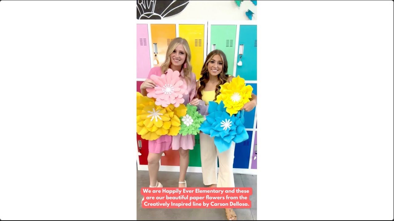Happily Ever Elementary Simple and Easy 3D Paper Flowers Tutorial ...