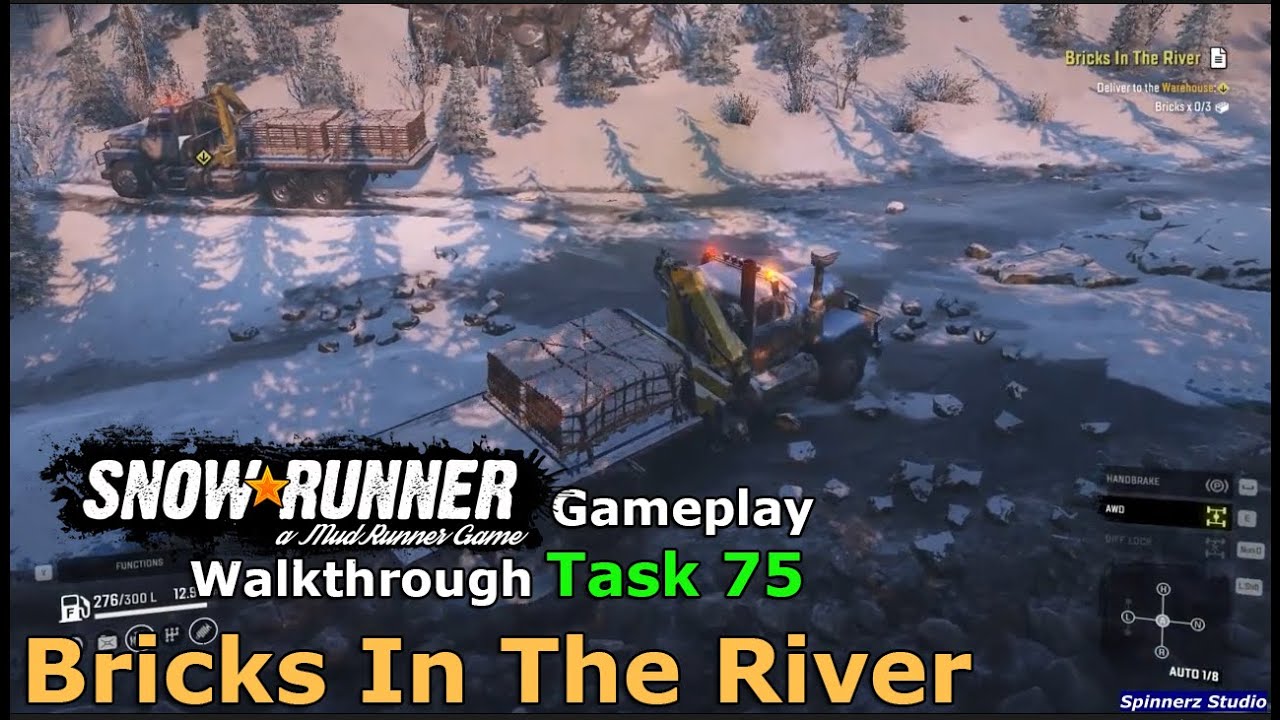 SnowRunner - Bricks In The River | SnowRunner Alaska Phase 1 - YouTube