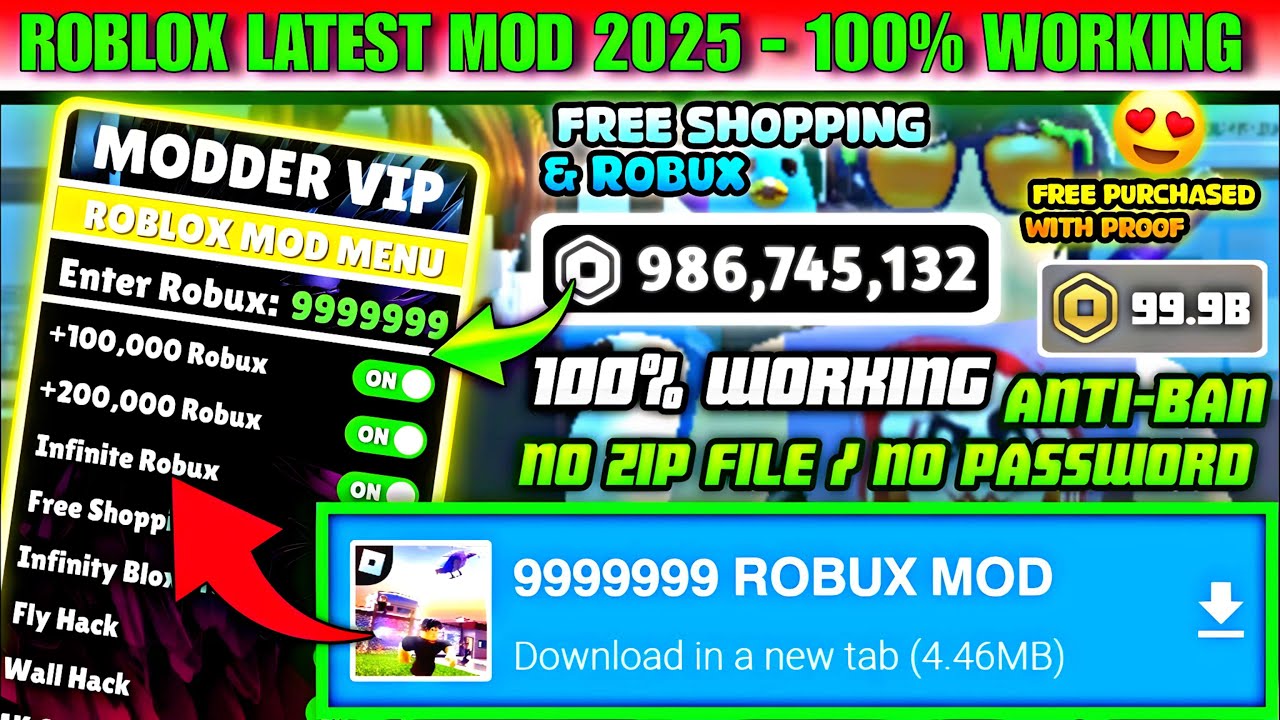 Roblox Hack *UNLIMITED ROBUX* Mod APK Download Mediafire | Roblox Hack ...