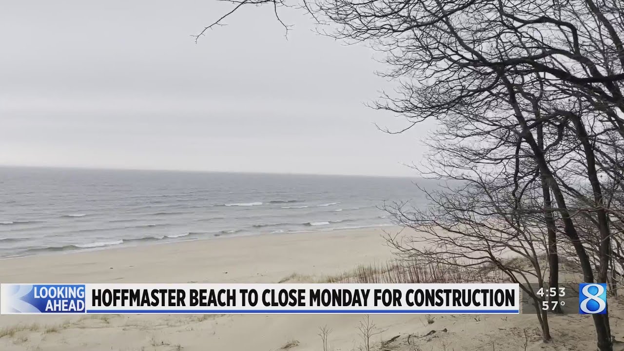 Construction begins Monday on Hoffmaster State Park - YouTube