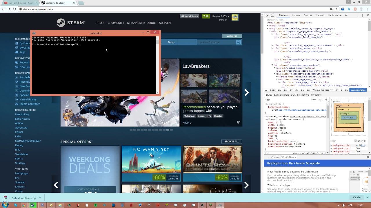 FREE STEAM MONEY WITH CONSOLE AND INPECT! - YouTube