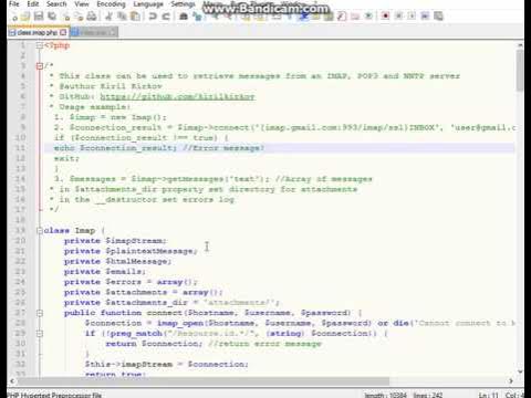 Read Mailbox With File Attachments Using PHP Imap Class - YouTube