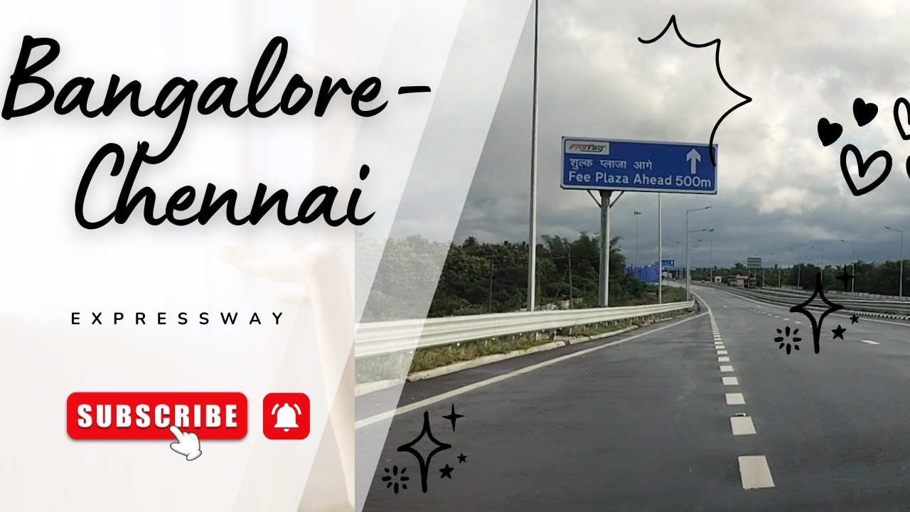Bangalore to Chennai Express Highway NE-7 Road Drive 🚘 #ne7 #nhai - YouTube